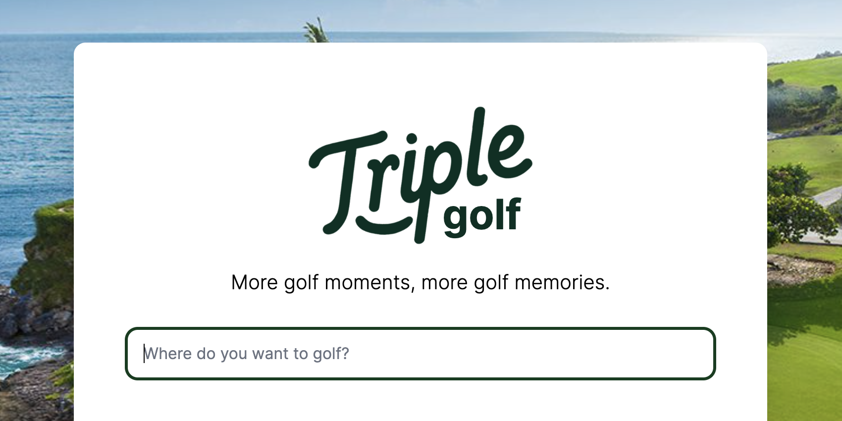 Huddle Park Golf & Recreation | Triple Golf